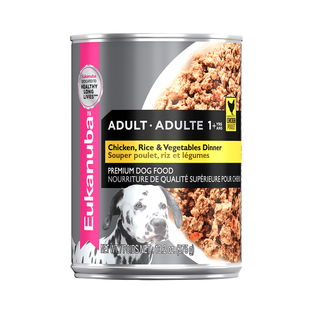 Eukanuba Lata Adulto Chicken & Vegetables en Salsa - 375gr - ANIMAL CENTER