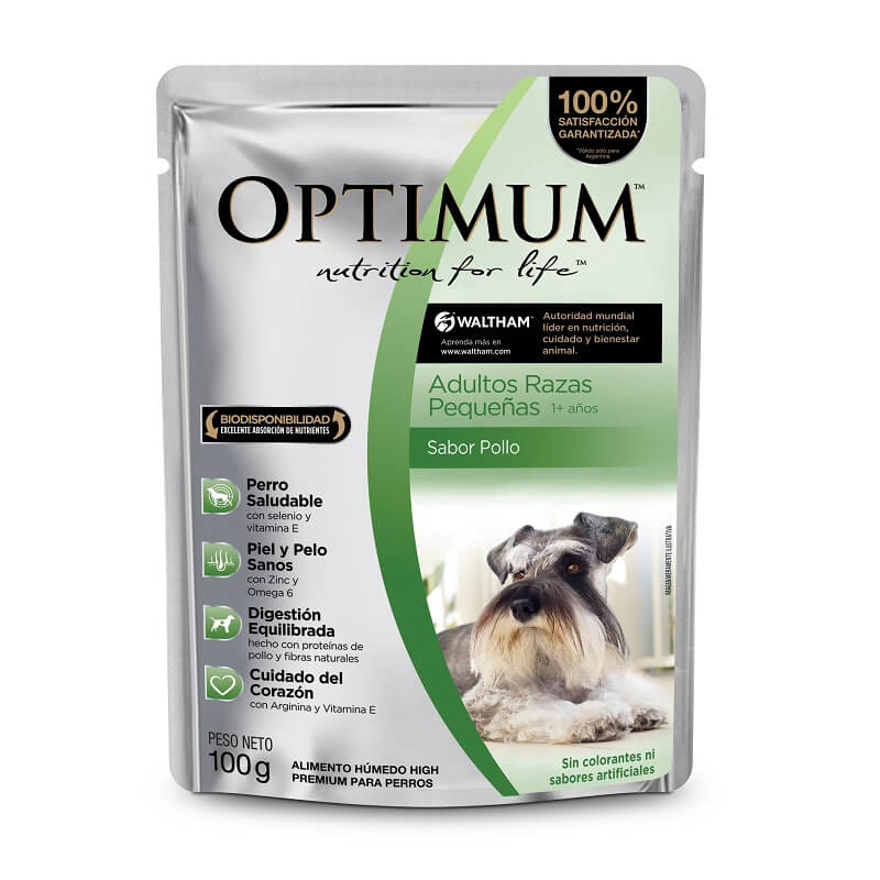 Optimum Adultos Razas Pequeñas Pouch - ANIMAL CENTER