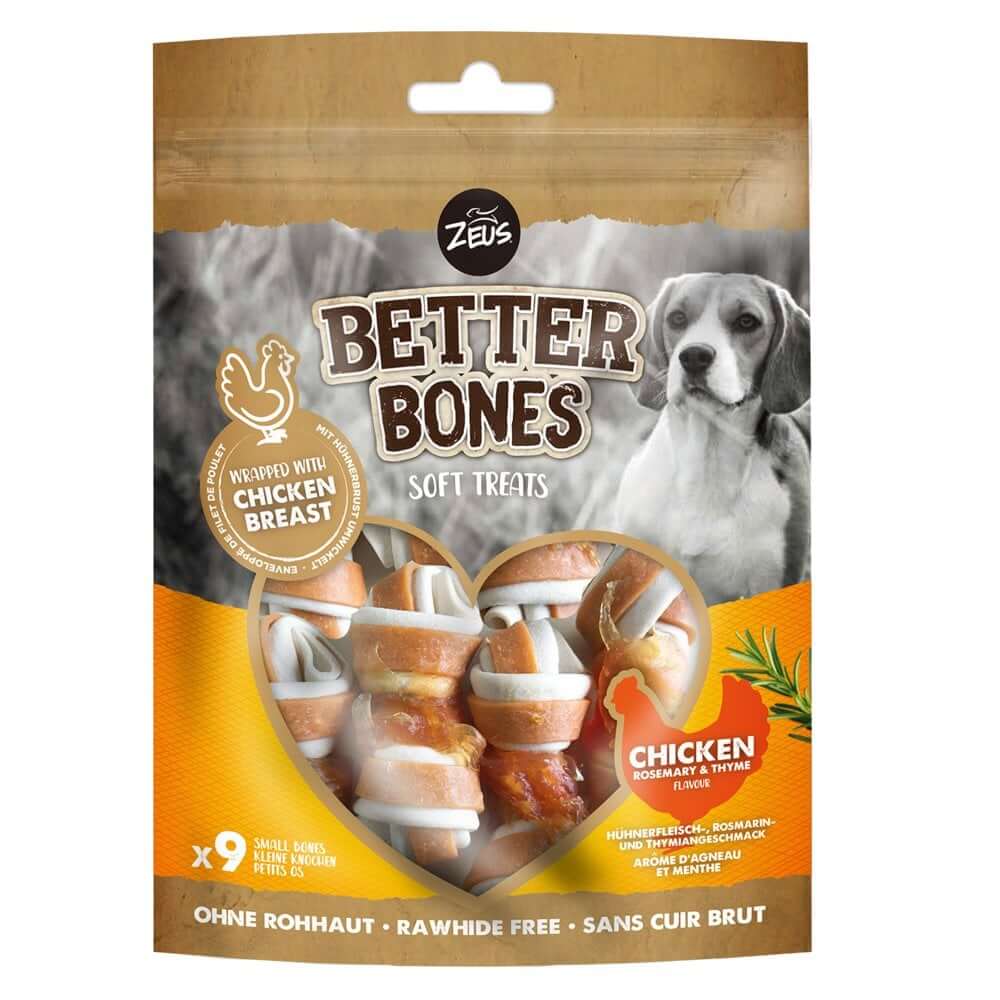 Better Bones Soft Treats Envueltos en Pollo - Pack 9 u - ANIMAL CENTER